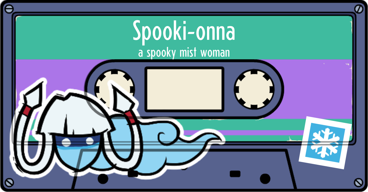 Spooki-onna - Assistant for Cassette Beasts