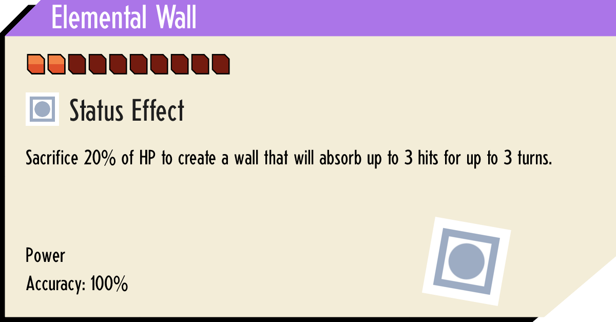Elemental Wall - Assistant for Cassette Beasts