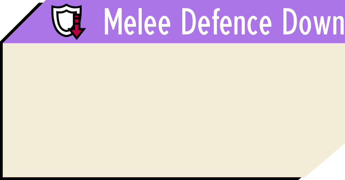Melee Defence Down - Assistant for Cassette Beasts